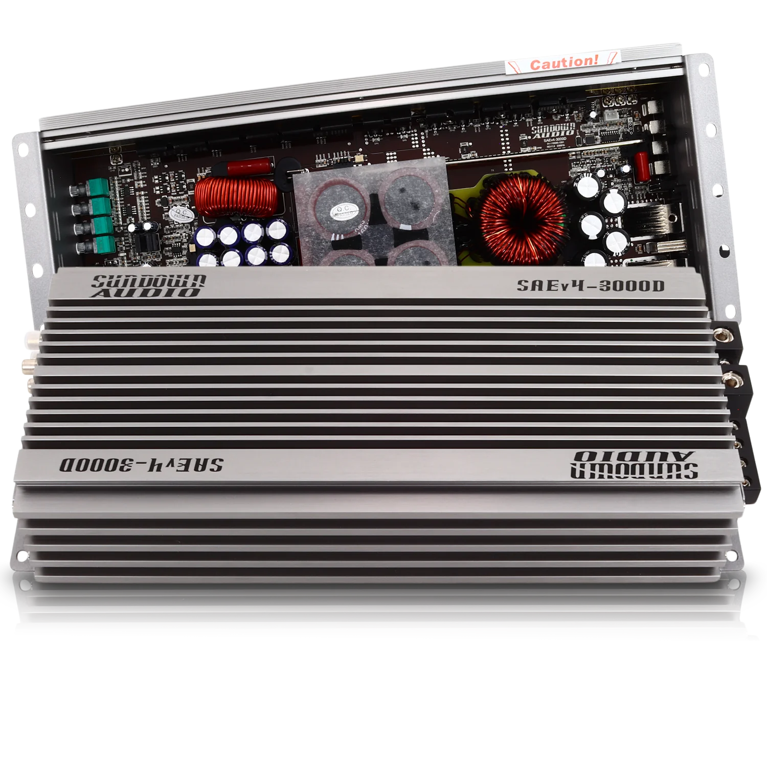 SAEv.4-3000D Sundown Audio SAEv4 Series 3000.1D Monoblock Class-D Subwoofer Amplifier 3000W RMS ...