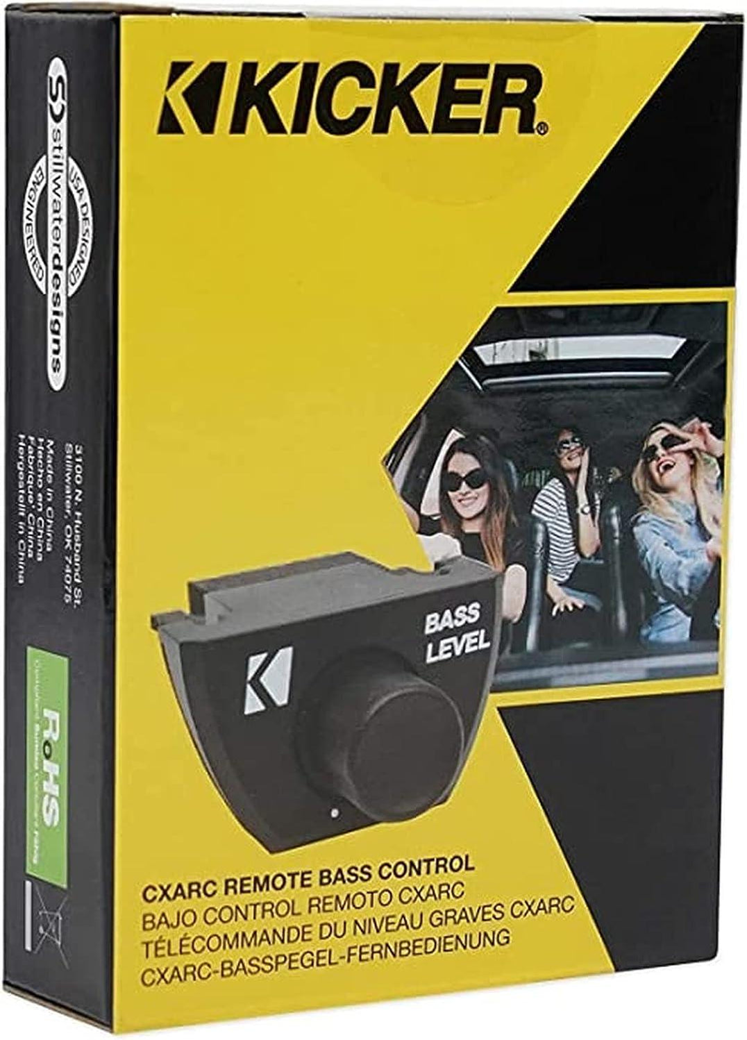 46CXARCT KICKER Remote Bass Level Control (Wired) Compatible with CX ...