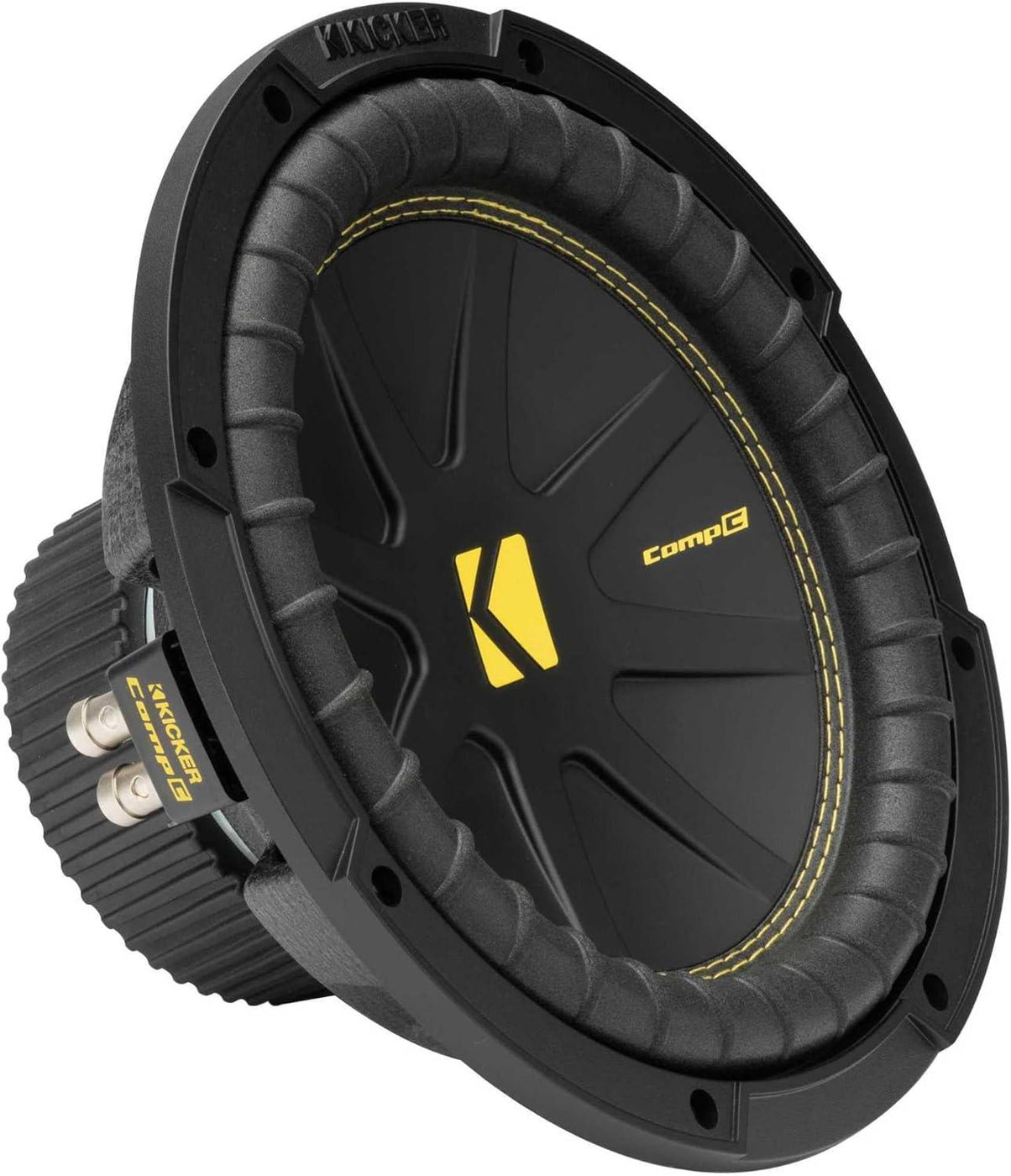 50CWCD104 KICKER 10" CompC Subwoofer Sub 250W RMS 4 Ohm DVC — Pro Audio ...