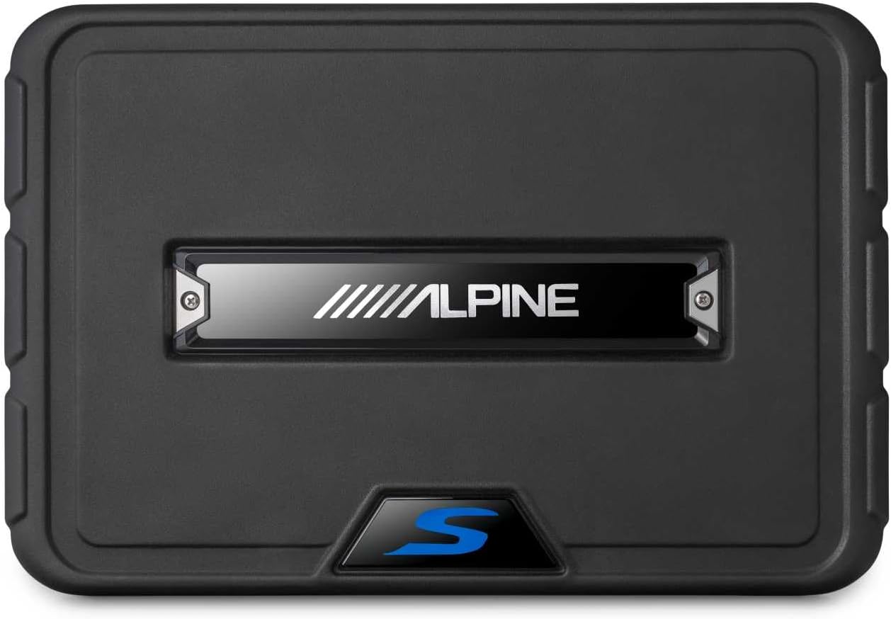 SS-SB10 Alpine S-Series 10" Shallow Subwoofer Sub Single Loaded Down ...