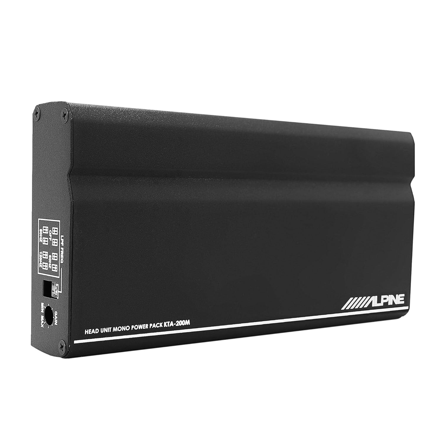KTA-200M Alpine Power Pack Compact Mono Subwoofer Amplifier 200W RMS at ...