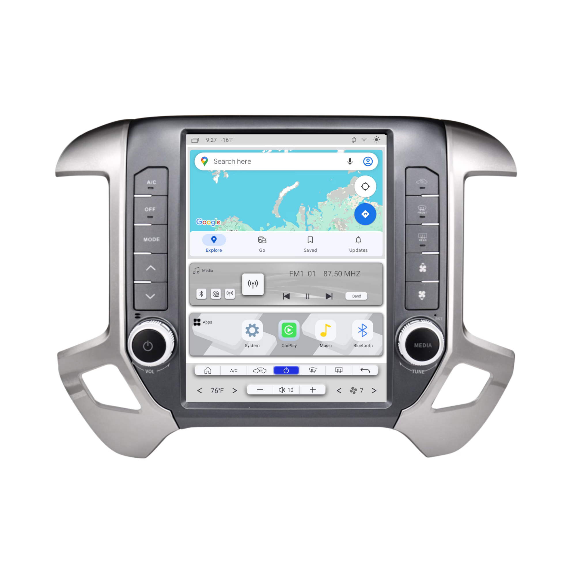 LT-GMPU12-1RR-6C Linkswell LITE 2 Series T-Style 12.1" Tablet Radio ...