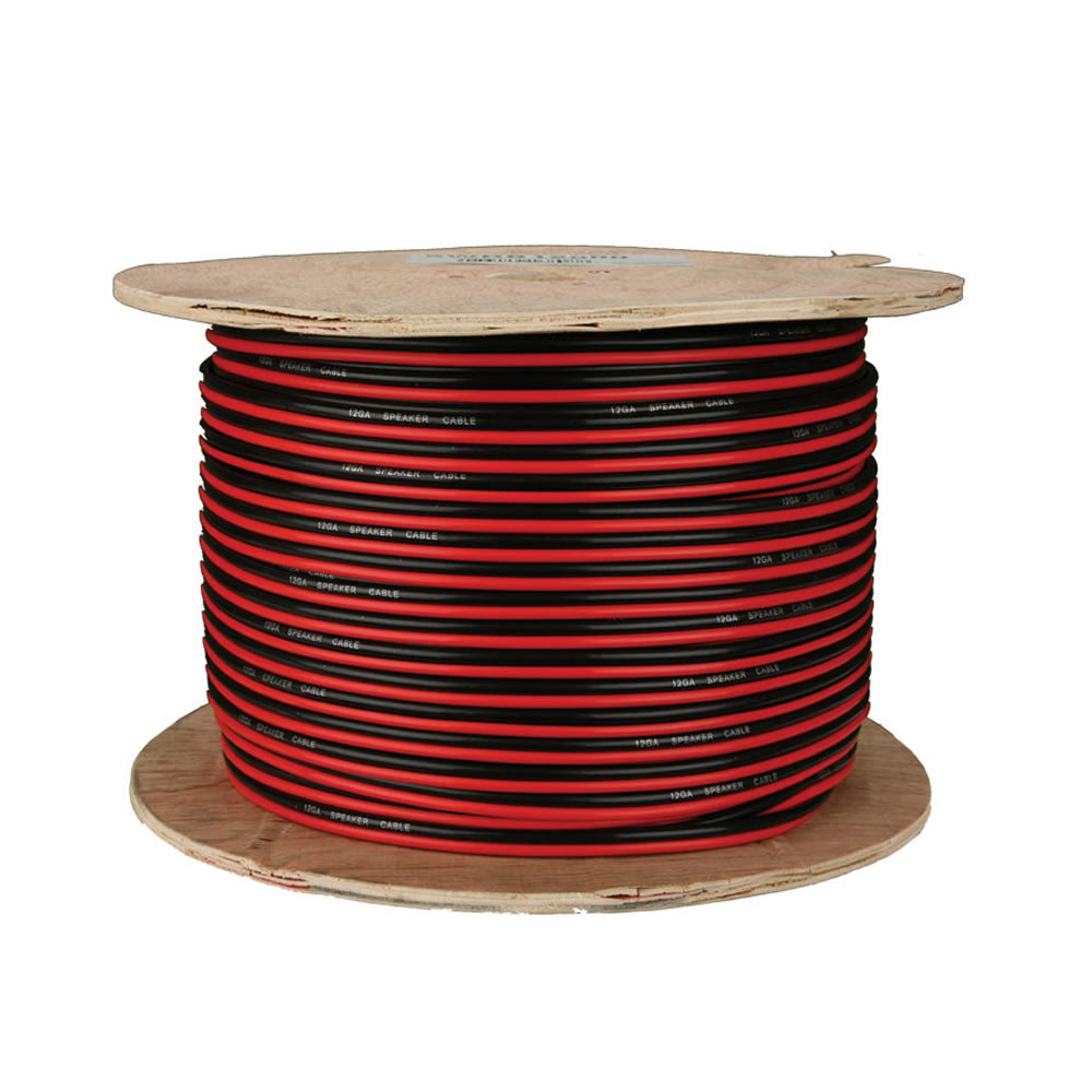 SWRB14500 METRA 14 Gauge OFC Red/Black Speaker Wire Spool (500FT) — Pro ...